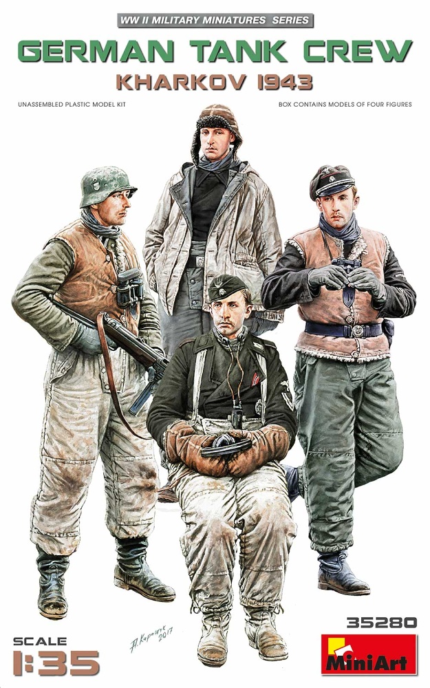MODELIMEX Online Shop | 1/35 German Tank Crew, Kharkov 1943 (4 fig ...