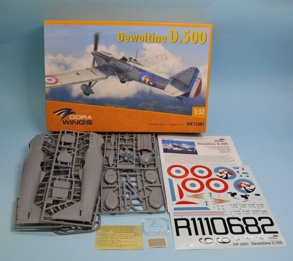 MODELIMEX Online Shop | 1/32 Dewoitine D.500 (w/ Cartograf decals ...