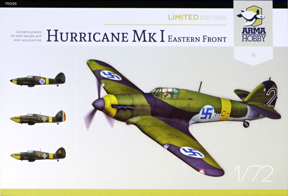 MODELIMEX Online Shop | 1/72 Hurricane Mk.I East.Front Model Kit (4x ...
