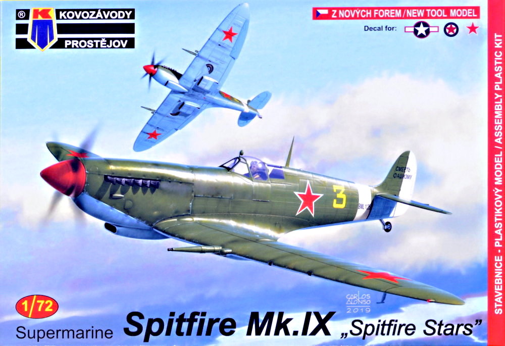 MODELIMEX Online Shop | 1/72 Spitfire Mk.IX 'Spitfire Stars' (3x camo ...