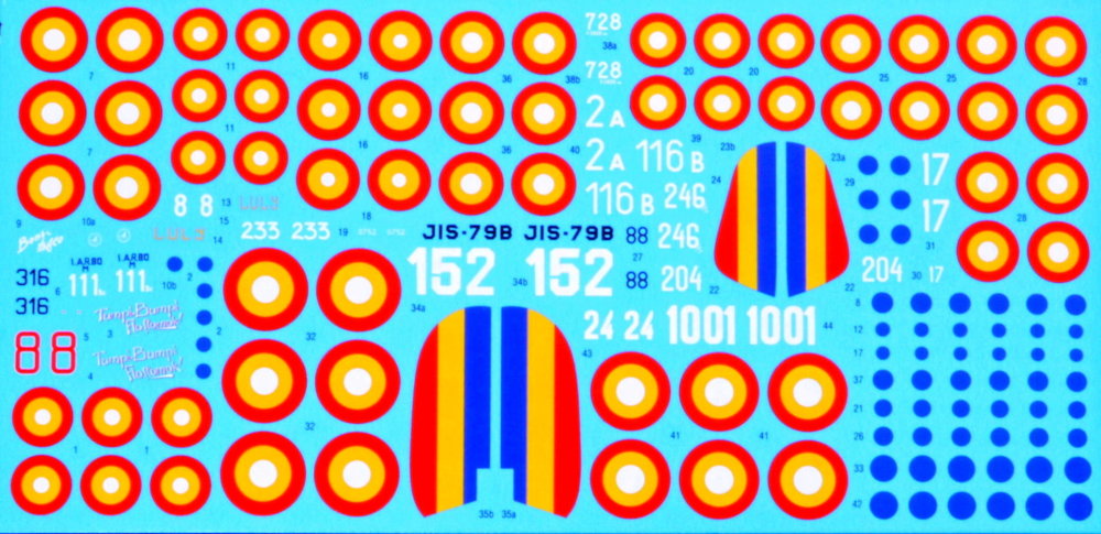 MODELIMEX Online Shop | 1/72 Romanian roundels o. CZ/SK 1944-45 (14x ...