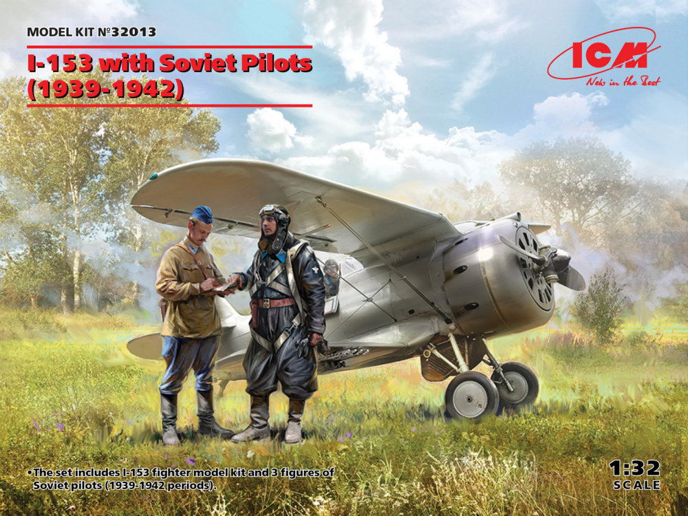 MODELIMEX Online Shop | 1/32 I-153 with Soviet Pilots (1939-1942 ...
