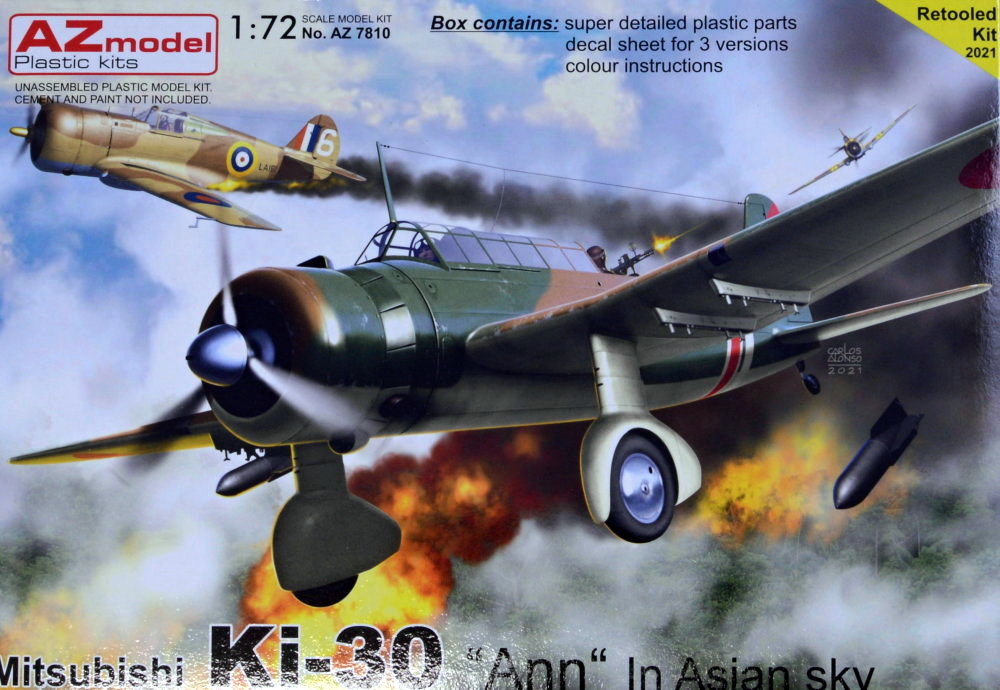 MODELIMEX Online Shop | 1/72 Mitsubishi Ki-30 Ann 'In Asian sky' (3x ...