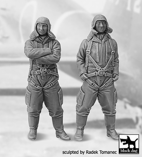 MODELIMEX Online Shop | 1/32 Japanese fighter pilots WWII set No.2 (2 ...