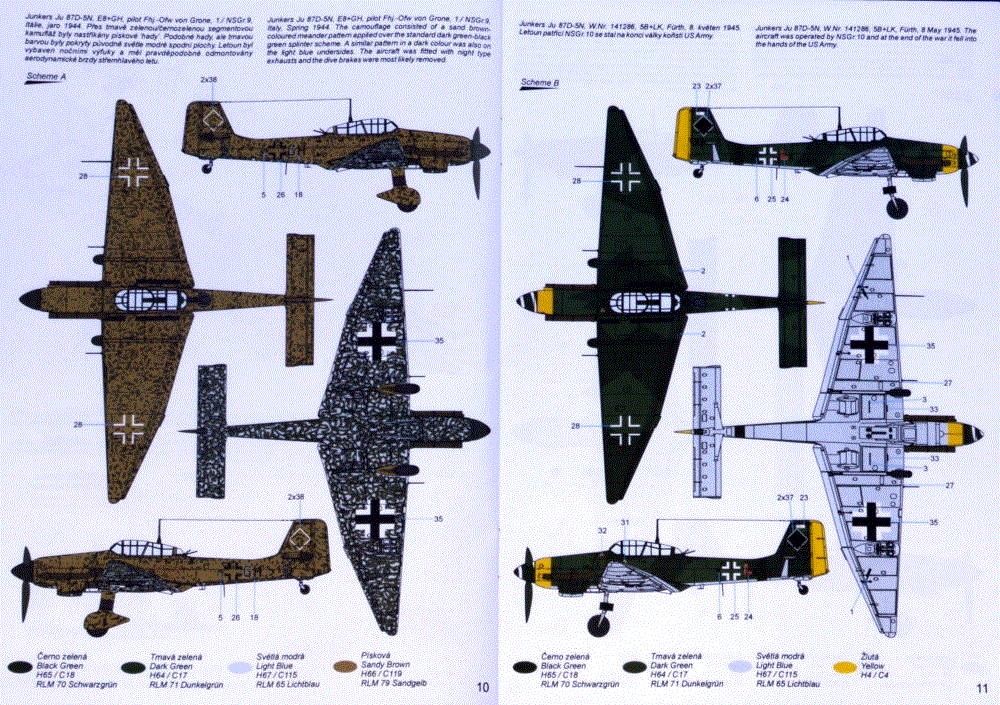 MODELIMEX Online Shop | 1/72 Ju 87D-5/N 'Night Attack Stukas' (4x camo ...