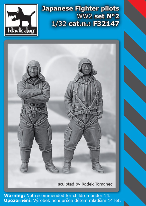 MODELIMEX Online Shop | 1/32 Japanese fighter pilots WWII set No.2 (2 ...