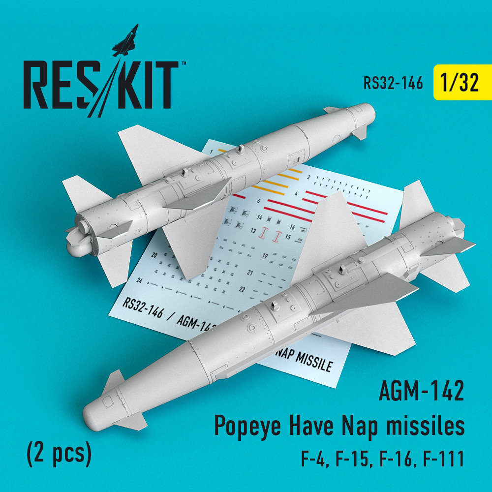 MODELIMEX Online Shop | 1/32 AGM-142 Popeye Have Nap missiles (2 pcs ...