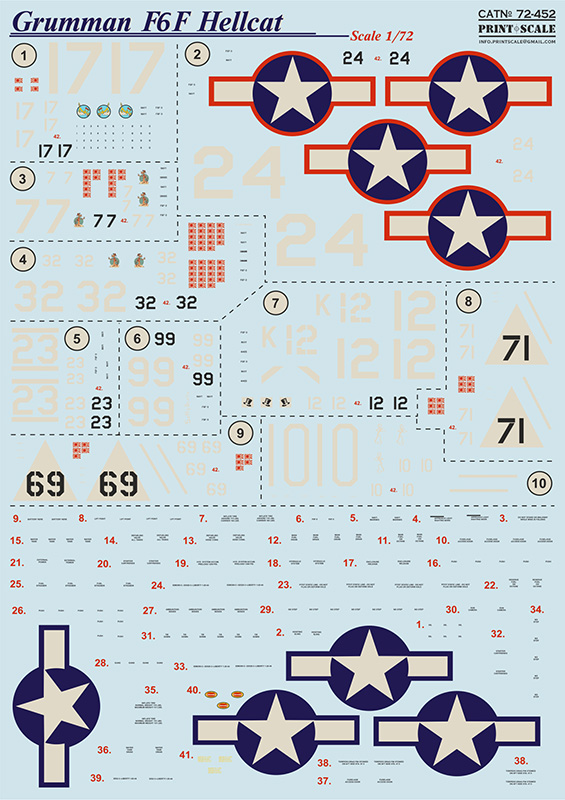 MODELIMEX Online Shop | 1/72 Grumman F6F Hellcat (wet decal) | your ...