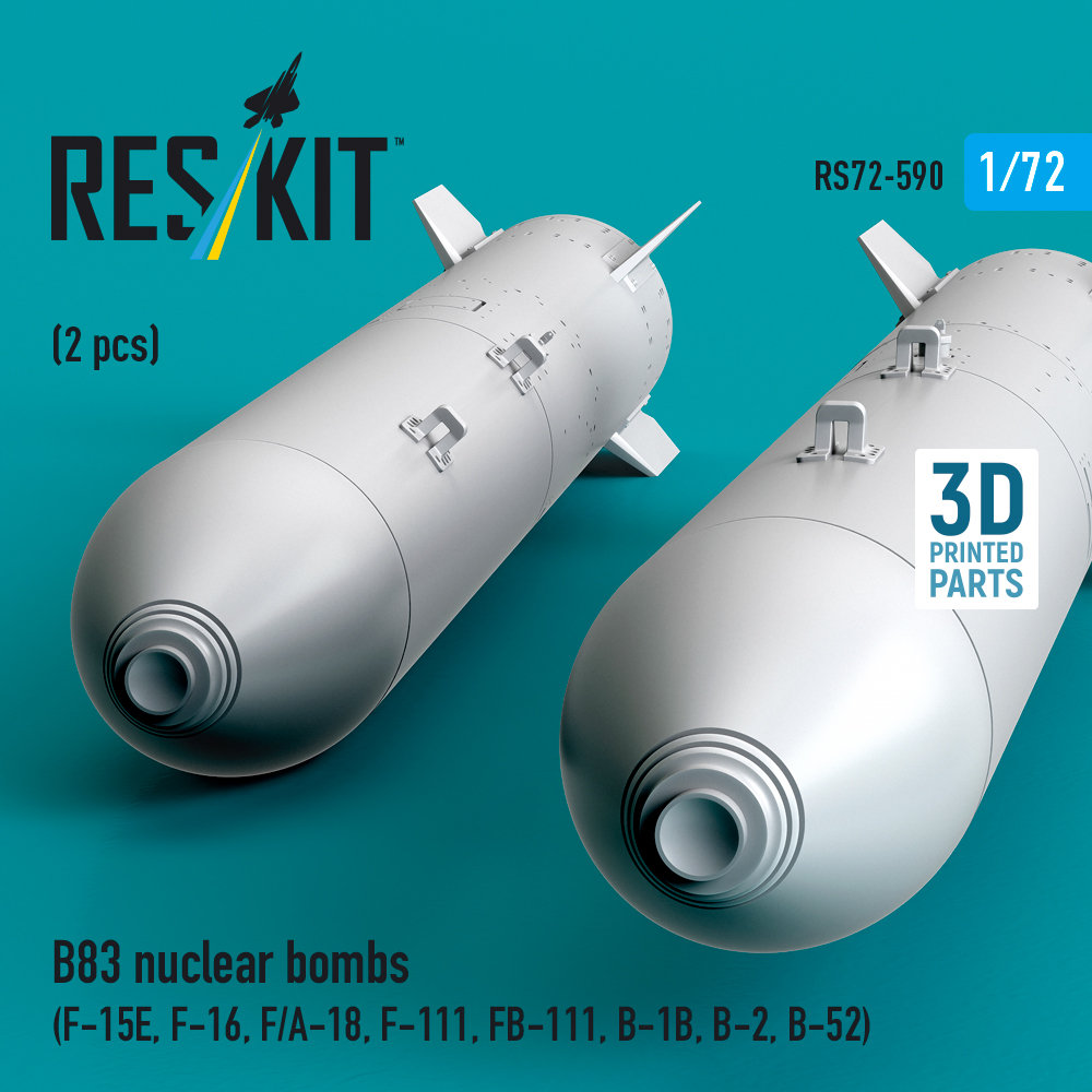 MODELIMEX Online Shop | 1/72 B83 nuclear bombs (2 pcs.) | your ...