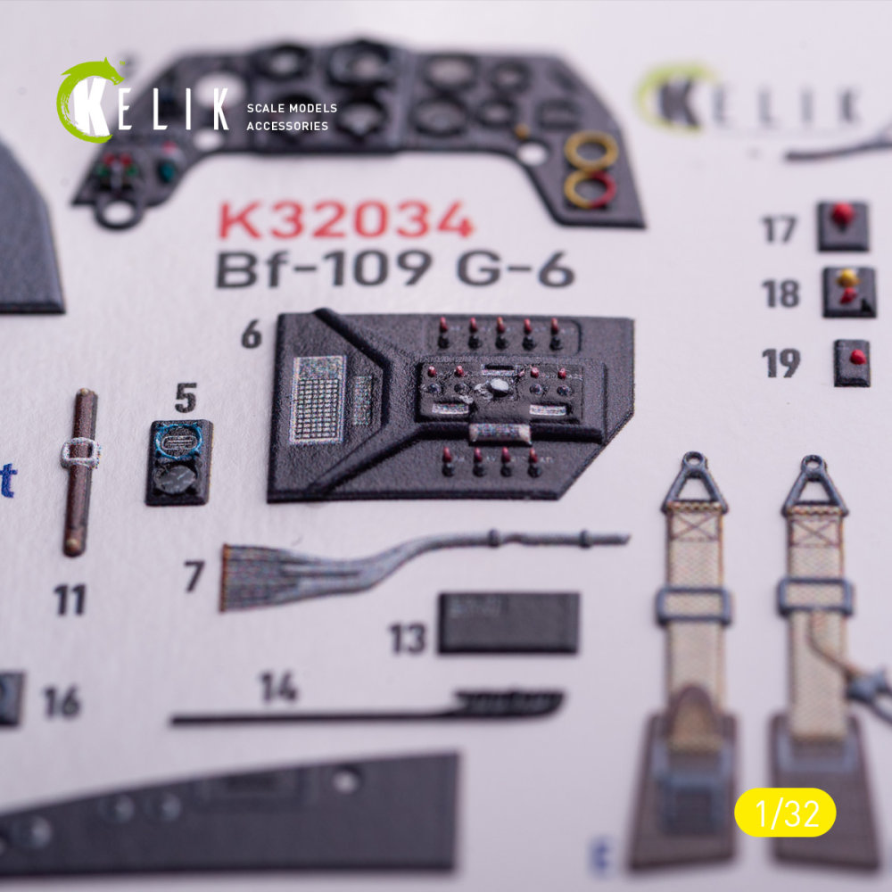 MODELIMEX Online Shop | 1/32 BF-109 G-6 - interior 3D (TRUMP) | your ...