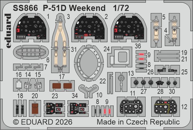 MODELIMEX Online Shop | 1/72 P-51D Weekend (EDU) | your favourite model ...