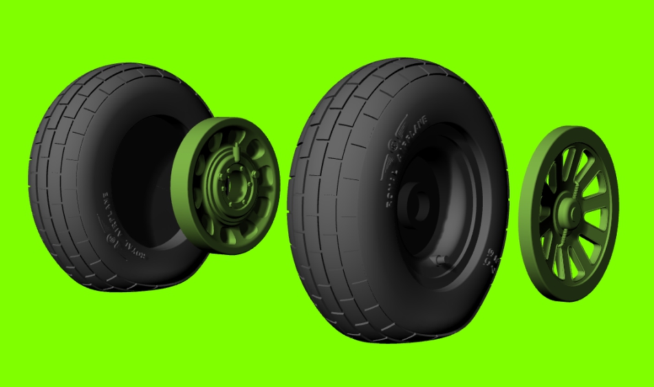 MODELIMEX Online Shop | 1/32 Mustang's weighted wheels - block tread ...