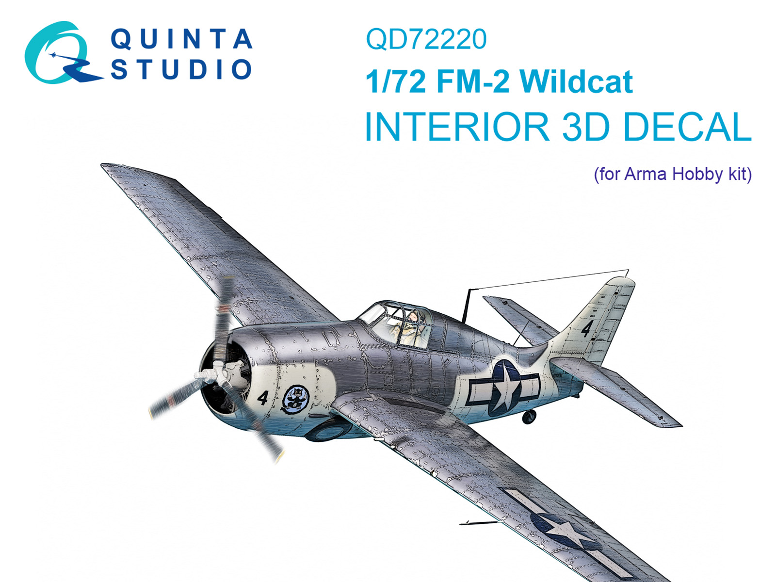 MODELIMEX Online Shop | 1/72 FM-2 Wildcat 3D-Print&col.Interior (ARMA ...