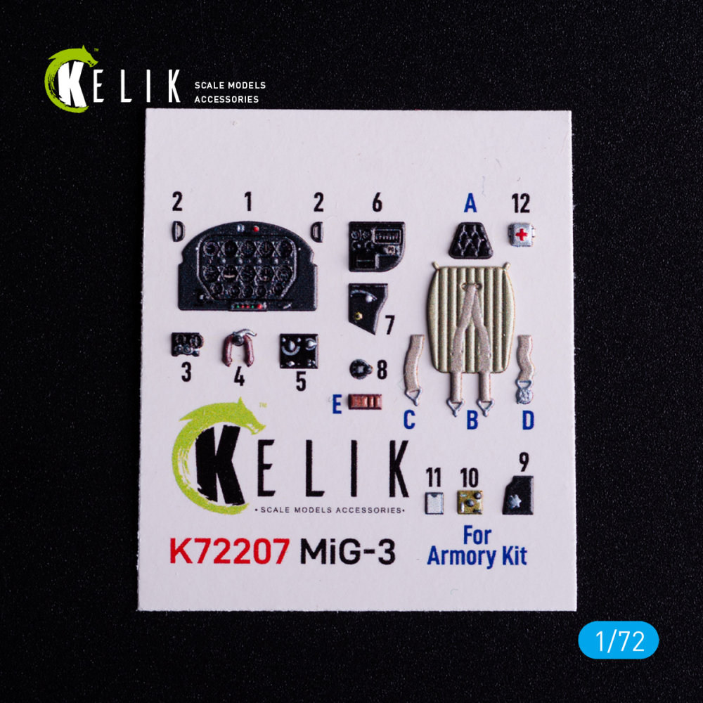 MODELIMEX Online Shop | 1/72 MiG-3 - interior 3D (ARMORY) | your ...